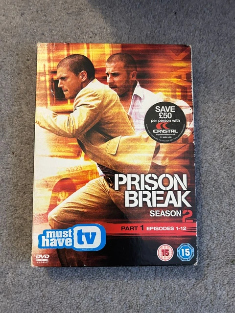 PRISON BREAK: SEASON 2 - Part 1 DVD (2007) Wentworth Miller cert 15 3 ...