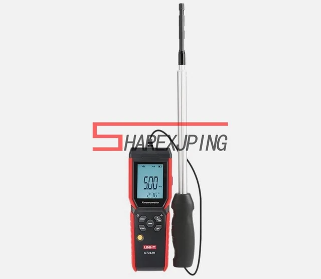 UNI-T UT362H HOT Wire Anemometer Sensor Wind Velocity/Volume ...
