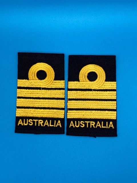 ROYAL AUSTRALIAN NAVY - Rank Slides - Captain - Pair Capt £6.00 ...