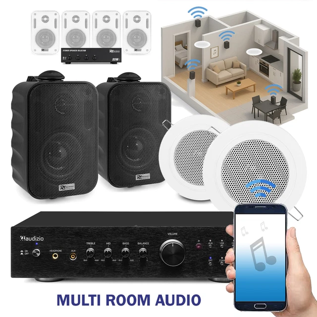 MULTI ROOM SPEAKER Systems - Ceiling or Wall Mounting for Home ...