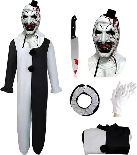 KIDS TERRIFIER COSTUME Art the Clown Costume Mask Horror Terrify ...