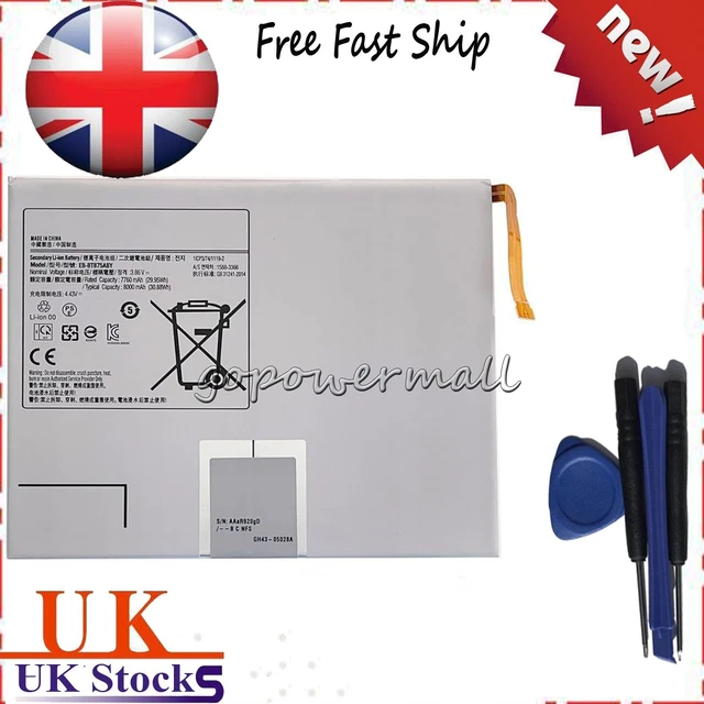 FOR SAMSUNG GALAXY Tab S7 SM-T870 SM-T875 EB-BT875ABY battery 7760mAh £ ...