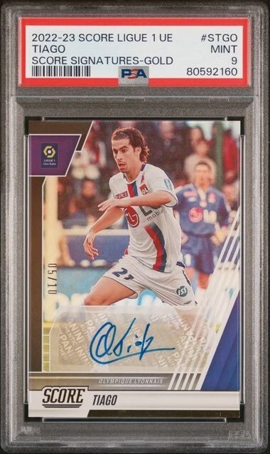 PANINI SCORE LIGUE 1 PSA 9 TIAGO LYONNAIS OL 05/10 EUR 1,50 - PicClick IT