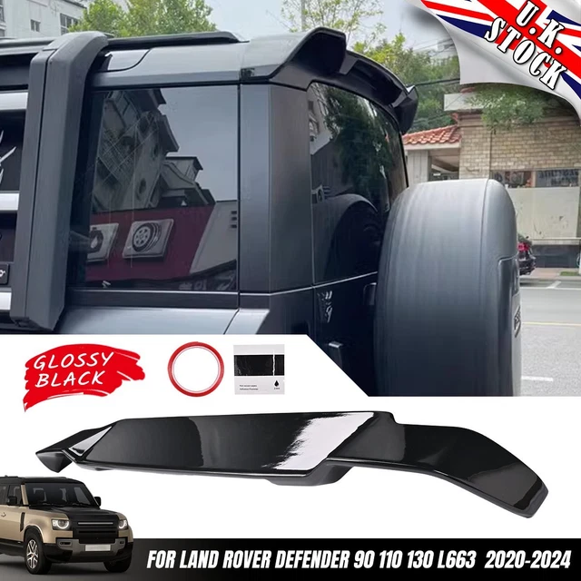 REAR ROOF SPOILER For Land Rover Defender Gloss Black L663 2020+ 90 110 ...