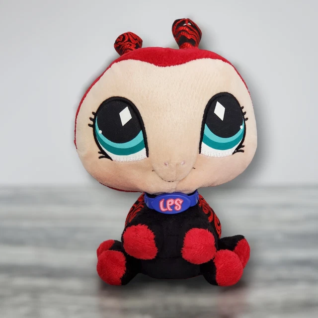 HASBRO LITTLEST PET Shop Plush LPS LADYBUG Plush 2007 No code $39.95 ...
