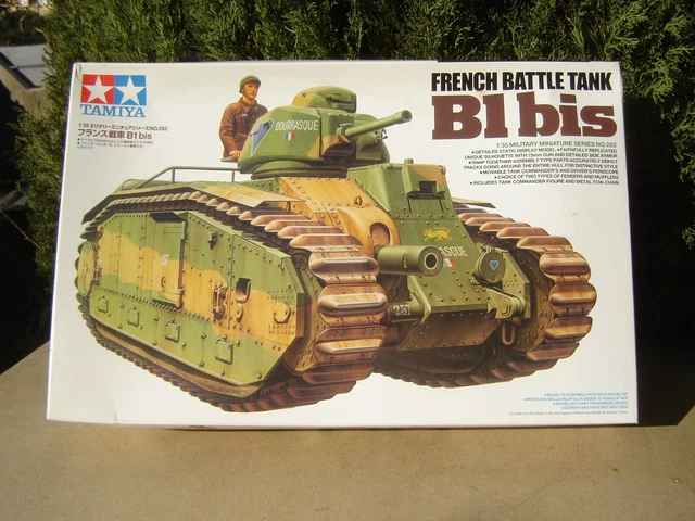 TAMIYA / FRENCH Battle Tank B1 Bis Echelle 1/35 EUR 10,00 - PicClick FR