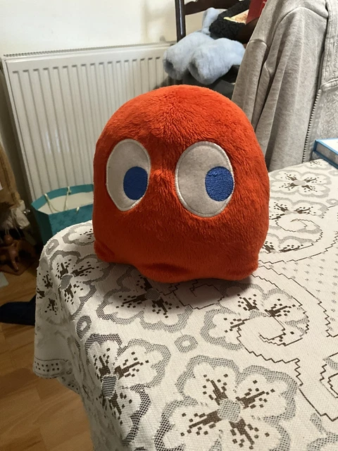 OFFICIAL NAMCO PAC-MAN Ghost Red Blinky Plush ..15Cm Tall £8.64 ...