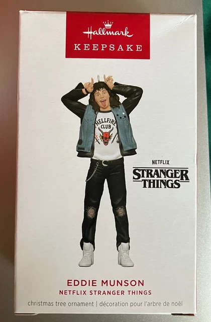 HALLMARK 2024 EDDIE Munson Stranger Things Netflix Keepsake Ornament £ ...