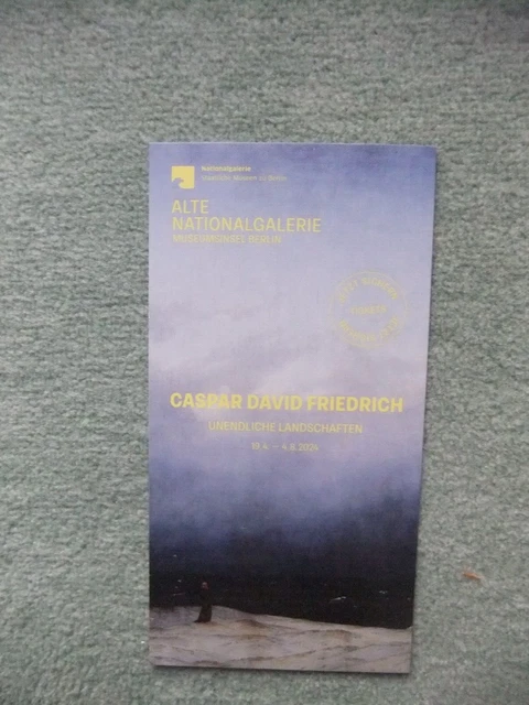 FLYER CASPAR DAVID Friedrich, Alte Nationalgalerie Berlin 2024 EUR 1,00 ...