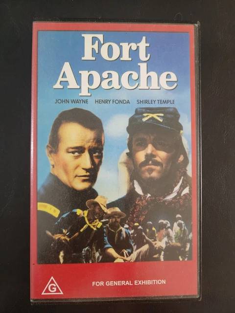 FORT APACHE - VHS - John Wayne Henry Fonda Shirley Temple $15.25 ...