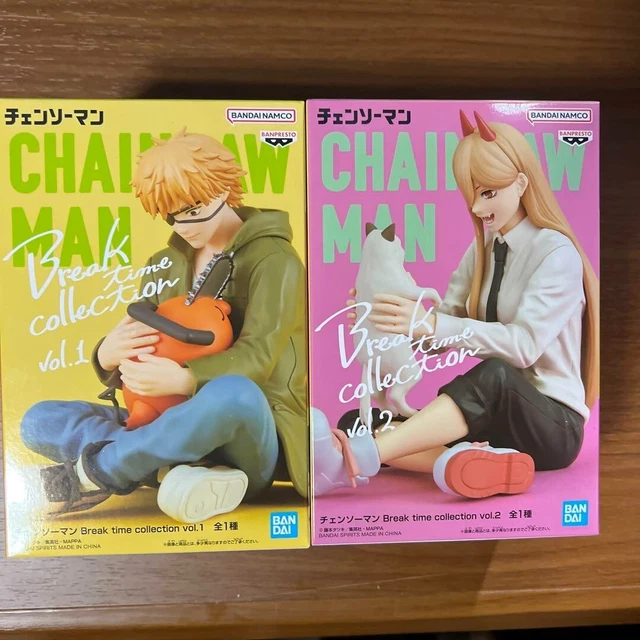CHAINSAW MAN FIGURE Power Nyaako Denji Pochita Set of 2 Break Time ...