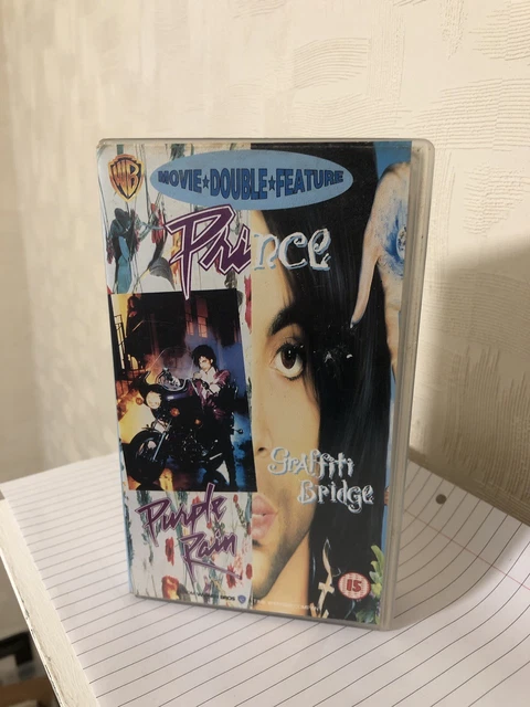 PRINCE - PURPLE Rain - Graffiti Bridge - VHS Tape - Movie Double ...