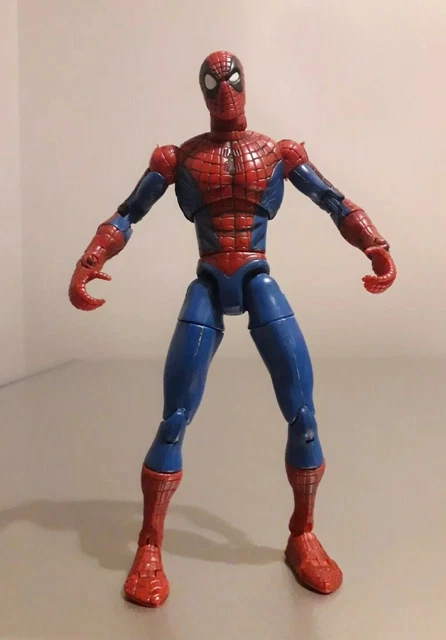 RARE SPIDER-MAN POSABLE 6" Action Figure Sinsiter 6 Marvel Legends 2001 ...