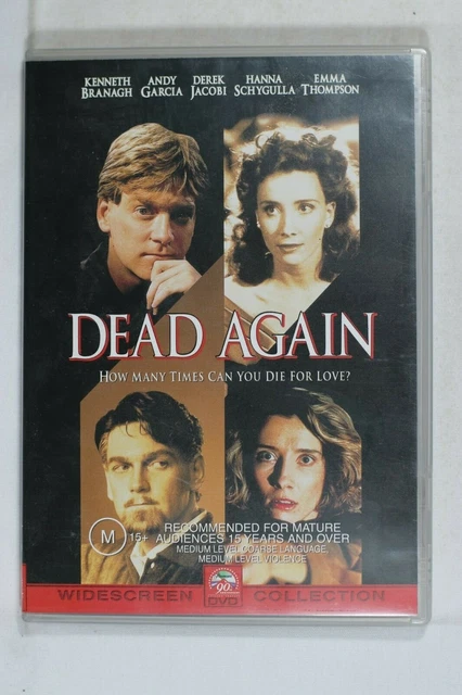 DEAD AGAIN (DVD, 2003) Kenneth Branagh Movie 1990 Region 4 PAL Preowned ...