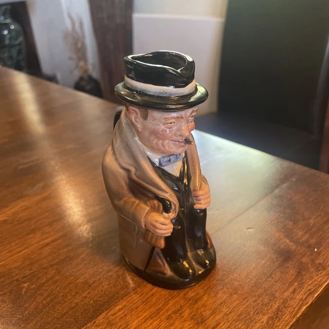 ROYAL DOULTON WINSTON Churchill Large Toby Character 8360 Jug 22cm Tall ...