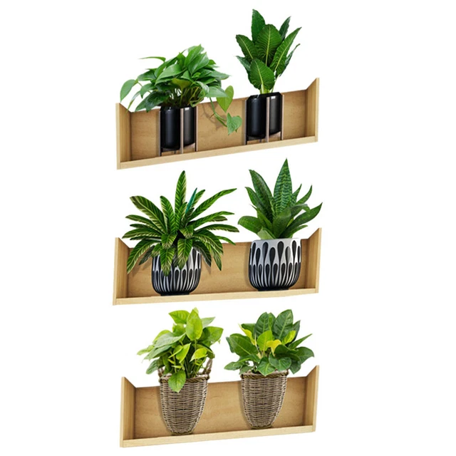 3 SHEETS PVC Sticker Mural En Pot De Plante Verte Petit Jardin EUR 8,78 ...