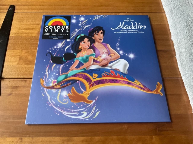 SONGS FROM DISNEYS Aladdin, 30th Anniversary Ocean Blue Vinyl , Sealed ...