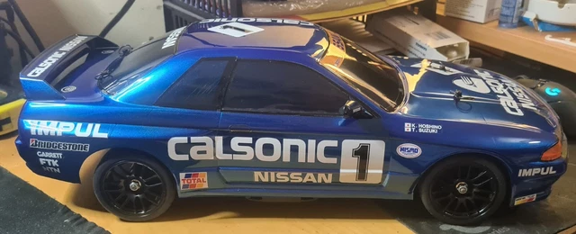 TAMIYA TA02 CALSONIC Skyline R32 Lots of Upgrades £207.68 - PicClick UK
