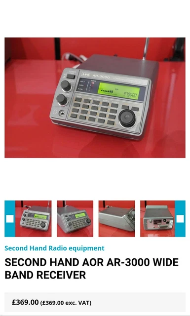 AOR AR 3000 Communications Receiver Scanner £435.00 - PicClick UK