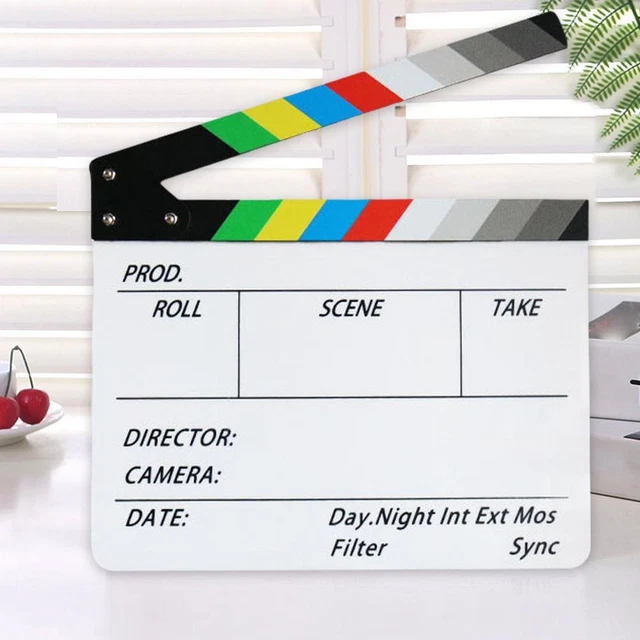 FILM FLAP FOR video movies, director's cut, action scene, movie flap £ ...
