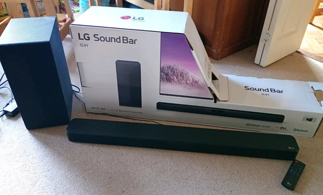 LG 2.1 BLUETOOTH Wireless Soundbar SL4Y With Remote 300W £146.28 ...