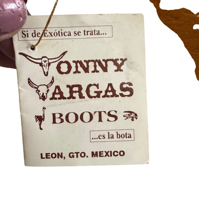 YELLOW OSTRICH LEATHER Cowboy Boots By Tonny Vargas Mens Size 6.5 NWT £ ...