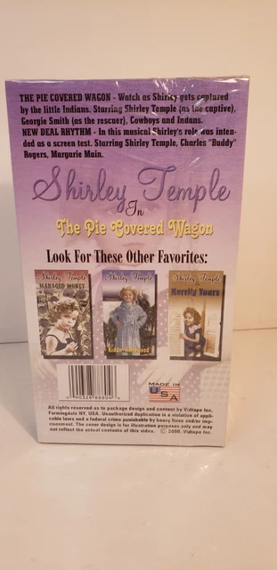SHIRLEY TEMPLE THE Pie Covered Wagon VHS New Sealed £1.75 - PicClick UK