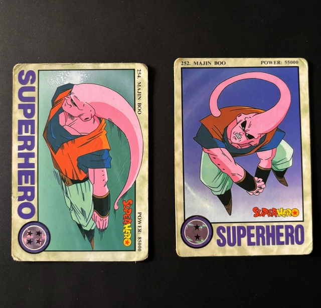 2 CARTES DBZ Dragon Ball Z Super Hero 252/254 Etat Moyen Vo EUR 2,50 ...