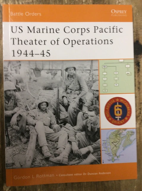 US MARINE CORPS Pacific Theater Of Operations 1944-45 Battle Orders ...