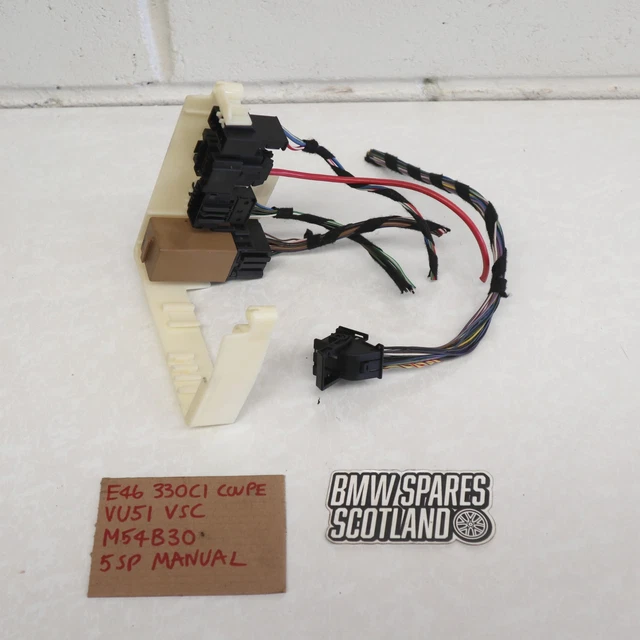 BMW E46 MS43 Manual Engine Bay Wiring Loom ECU Plug Cut (for fitting ...