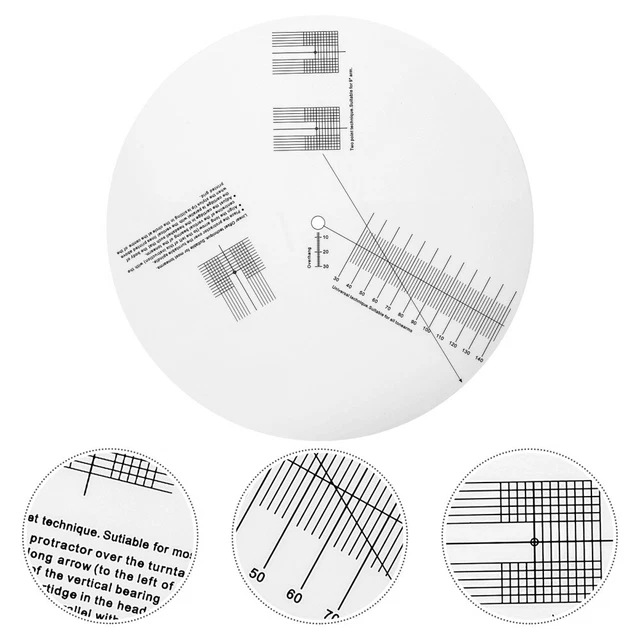 CALIBRATION DISC OF The Phonograph Turntable Needle Plate Adjustment ...