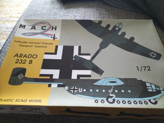 MACH WWII GERMAN Arado 232 1/72 Scale Model Kit. Complete £20.47 ...