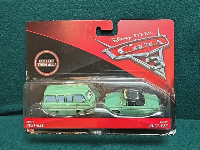 MATTEL DISNEY PIXAR Cars 3 Dusty Rust-Eze & Rusty Rust-Eze New In ...