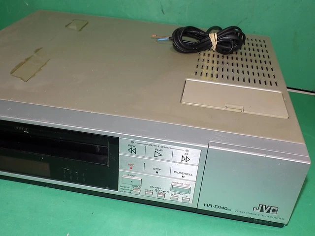JVC HR-D140 EK Front Loader VCR VHS VIDEO CASSETTE RECORDER Vintage ...