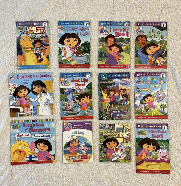 NICK JR DORA the Explorer Lot 2 Set of 3 Paperback Kids Story Books ...