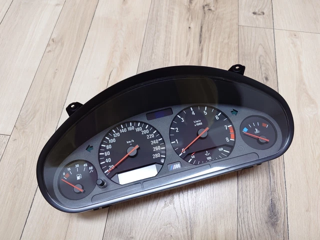 ORIGINAL BMW E36 M3 deutscher Tacho Cluster Kombiinstrument Tachometer ...