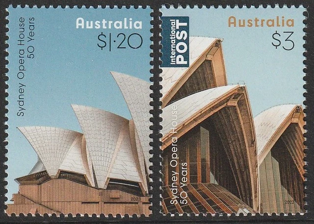 AUSTRALIA 2023 : Sydney Opera House 50 Years. Stamps - Design Set. MNH ...