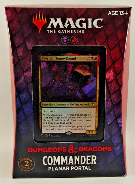 PLANAR PORTAL MTG Dungeons & Dragons AFR Sealed English Commander Deck ...