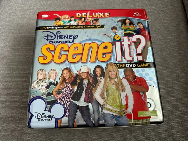 SCENE IT DISNEY Channel Deluxe Edition Trivia DVD Board Game Complete ...