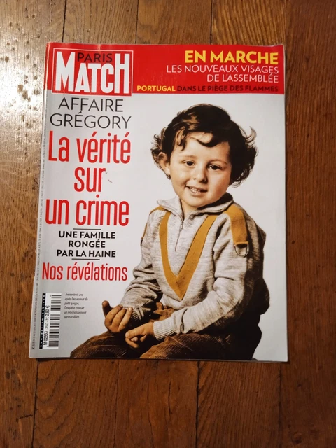 MAGAZINE PARIS MATCH de 2017 - Grégory Villemin EUR 4,00 - PicClick FR