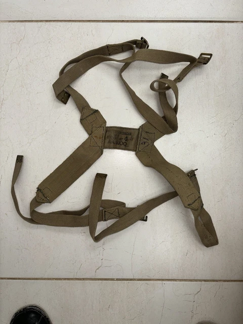 BRITISH ARMY WW2 Webbing Load Bearing Harness £5.99 - PicClick UK