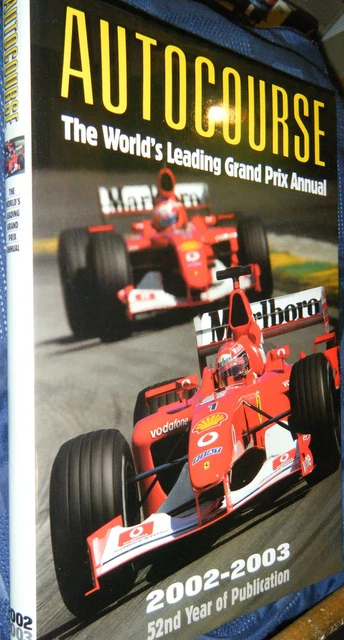 BOOK AUTOCOURSE 2002 2003 Michael Schumacher Fernando Alonso Ferrari ...