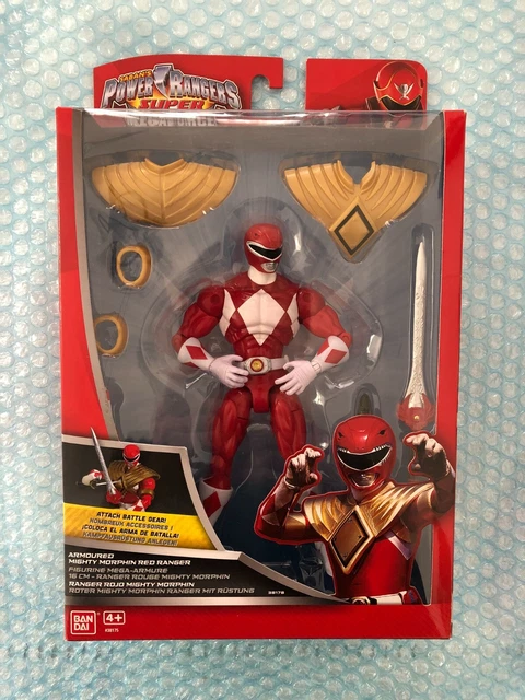POWER RANGERS SUPER Megaforce Armoured MMPR Red Ranger Figure *NEW* $49 ...