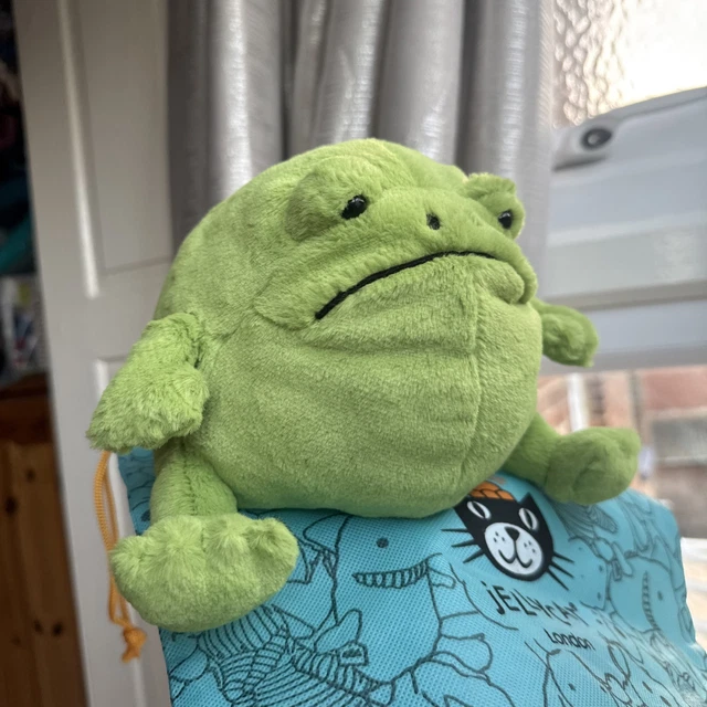 JELLYCAT RICKY RAIN Frog & Dust Bag £37.10 - PicClick UK