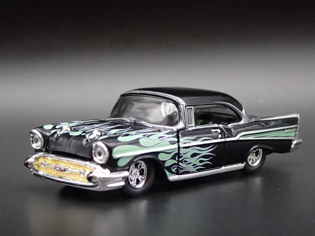 1957 57 CHEVY Chevrolet Bel Air 1:64 Scale Collectible Diorama Diecast ...
