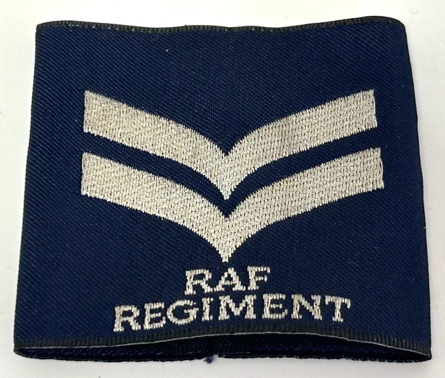 BRITISH MILITARY ISSUE RAF Regiment Corporal Rank Slide £4.99 - PicClick UK