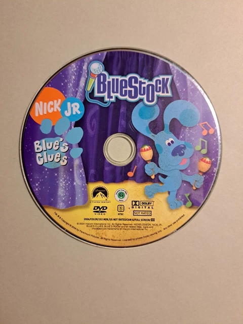BLUES CLUES - Bluestock Nick Jr. - DVD - 2004 -Disk Only £1.84 ...