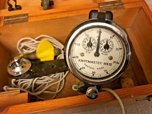 WALKER KNOTMASTER MECHANICAL trailing distance log model KDO Mk III £48 ...