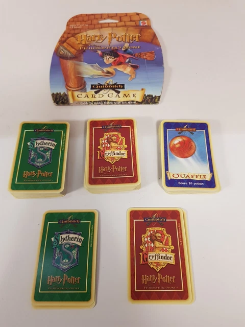 MATTEL HARRY POTTER And The Philosopher's Stone Quidditch Card Game ...