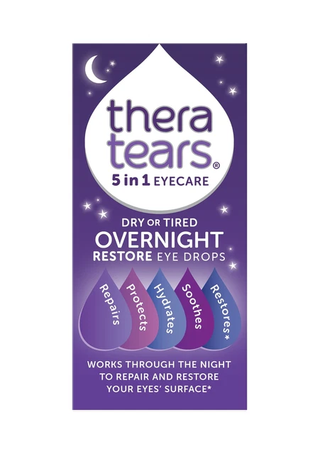THERATEARS OVERNIGHT 5IN1 Restore Eye Drops 10ml £9.99 - PicClick UK